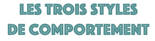 Trois styles de comportement – Accompagnement au changement